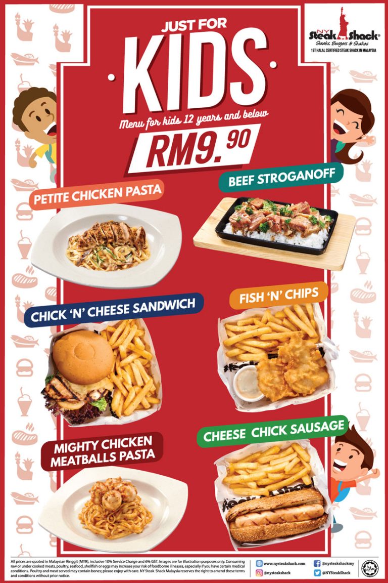 NY Steak Shack Perkenalkan Menu 'Just For Kids'