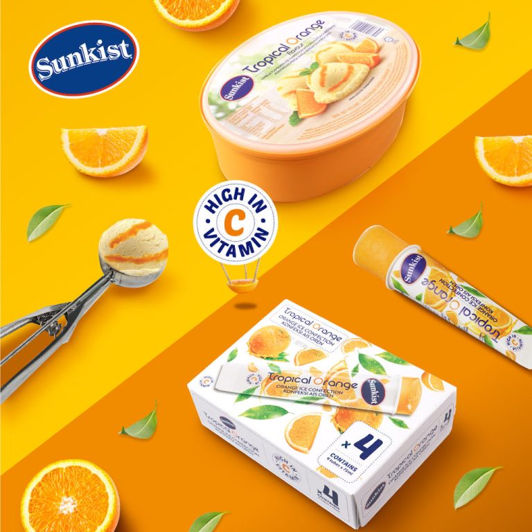 Konfeksi Ais Sunkist Tropical Orange, Sajian Jus Segar Serba Baharu