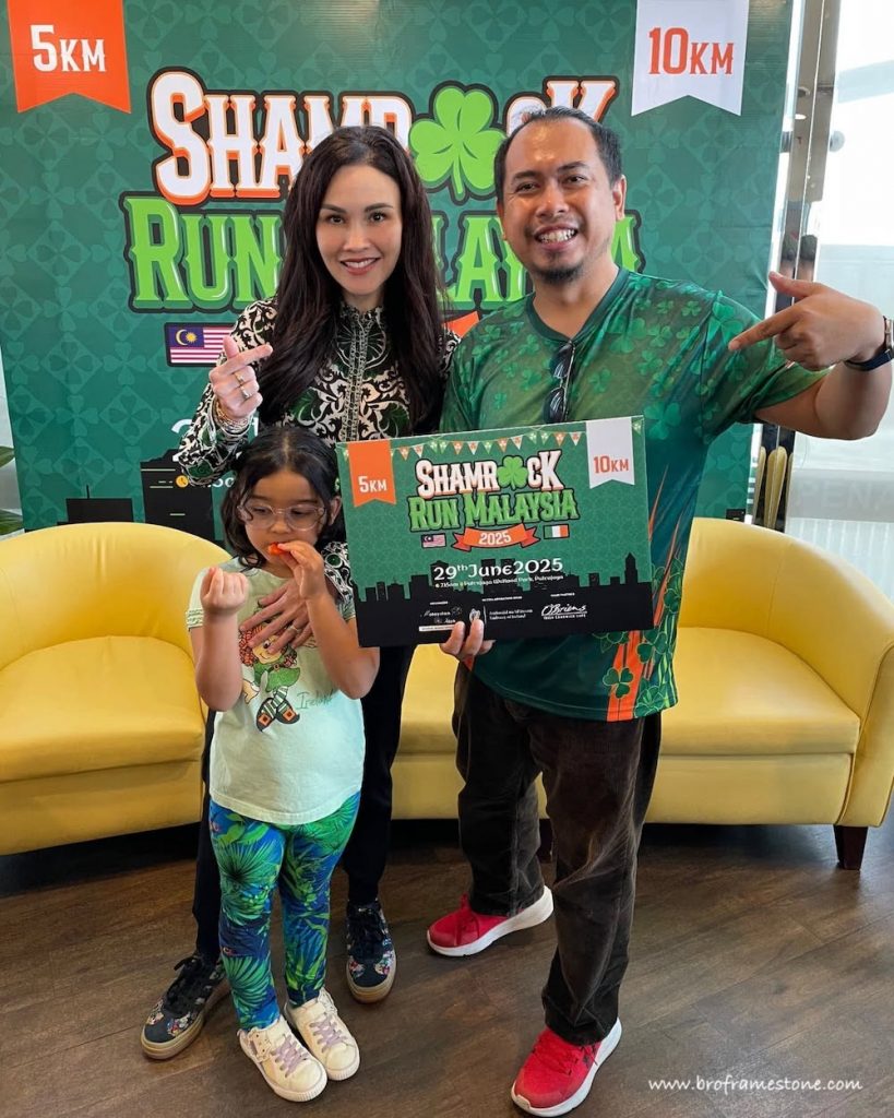 Daftar Shamrock Malaysia Run 2025 bersama Che Puan Sarimah Ibrahim | Bro Framestone